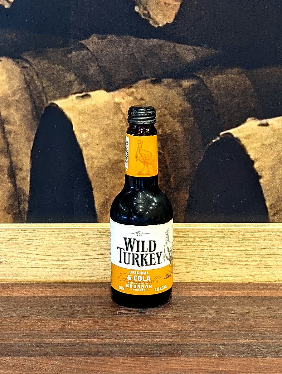 Wild Turkey Cola Stbs 330ml, Premix and RTD. Perth Bottle Shop Online ...