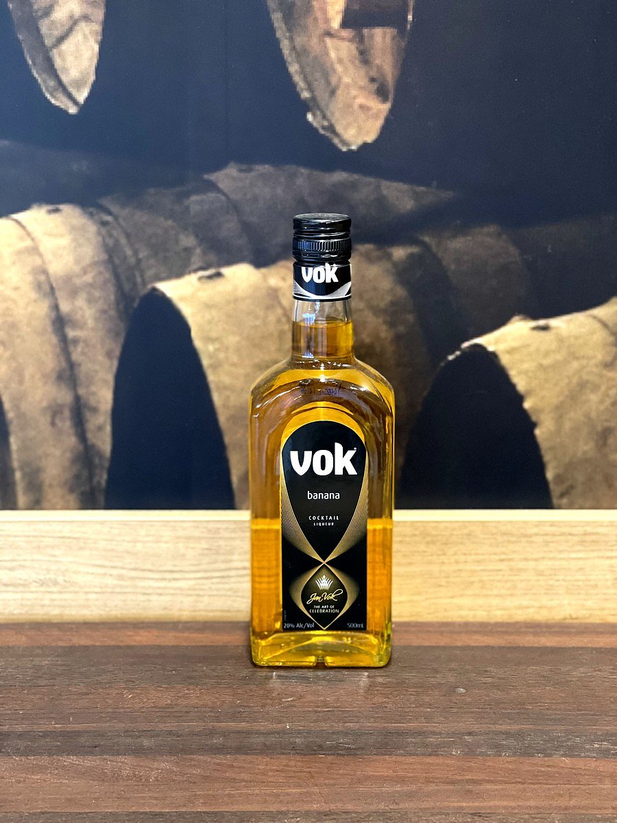 Vok Banana 500ml, Liquers. Perth Bottle Shop Online Orders. Local Delivery.