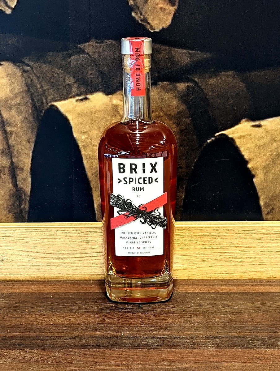 Brix Spiced Rum 700ml, Rum, Spirits. Perth Bottle Shop Online Orders. Local Delivery.